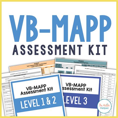 Vb Mapp Assessment Kit The Autism Helper