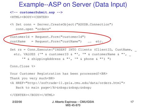 Ppt Dynamic Html Using Active Server Pages Asp Powerpoint Presentation Id178560