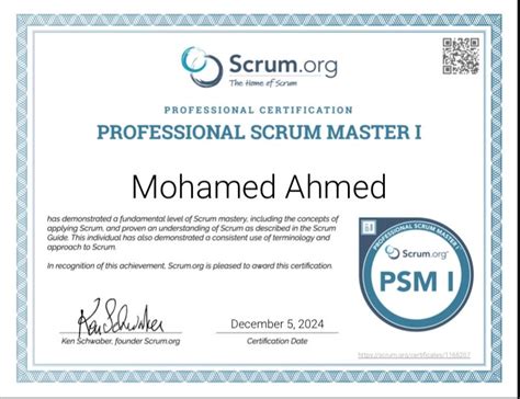 mohamed hussien on linkedin scrum agile psm projectmanagment