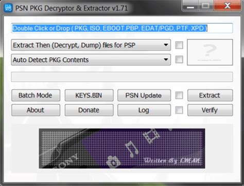 PS PSN PKG Decryptor Extractor V STABLE Build Released MateoGodlike
