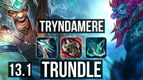 Trynda Vs Trundle Top 1200 8 Solo Kills Legendary 16m Mastery