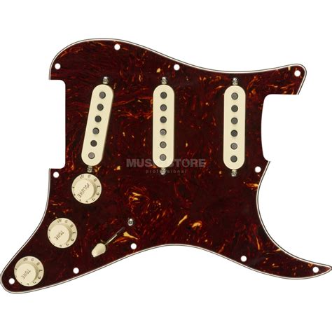 Fender Pre Wired Strat Pickguard Tex Mex Sss Tortoise Shell United