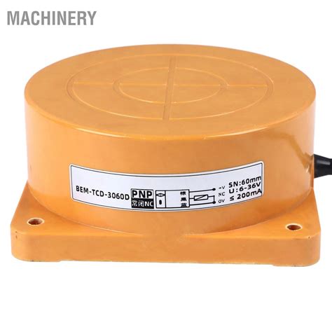 Machinery Inductive Proximity Sensor Pnp Dc 3 สายปกติปิด 60 มม การตรวจจับระยะทาง Proximity