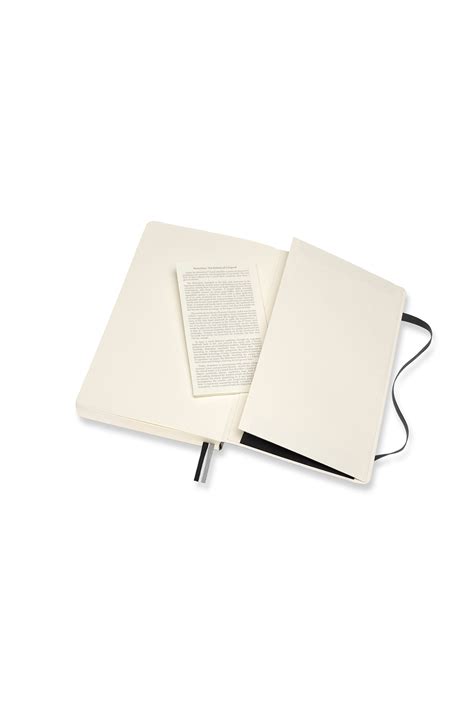 Moleskine Classic Large Notebook Expanded Ruled Black Soft Cover