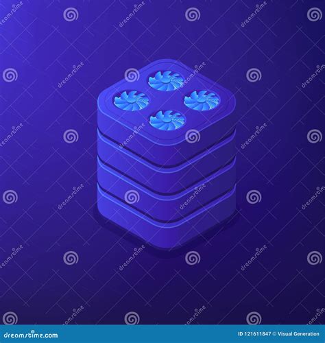 Isometric Big Data Analysis Concept Stock Vector Illustration Of