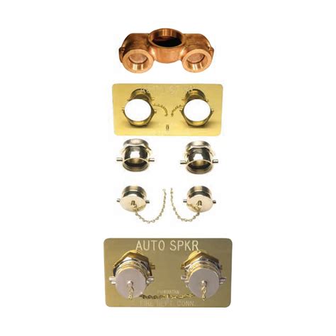 Dixon Double Clapper Concealed Type Siamese Assembly John M Ellsworth Company