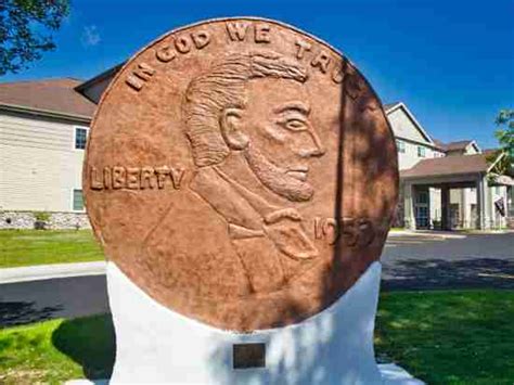Historical Marker Worlds Largest Penny State Parks Journey