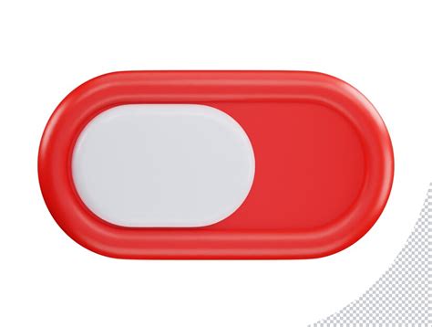 Premium Psd Toggle Switch 3d Vector Icon Illustration