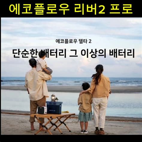 캠핑 및 버스킹용 에코플로우 델타2 프로 인산철파워뱅크 캠핑용파워뱅크 캠핑용품 버스킹용파워뱅크 파워뱅크추천 색소폰