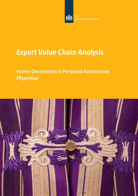 PDF Export Value Chain Analysis CBI PDF File5 3 2 Textile Industry 6 2 SWOT Analysis
