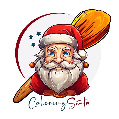 Coloring Santa Designer At Creative Fabrica