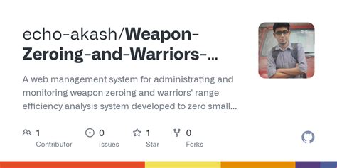 Github Echo Akash Weapon Zeroing And Warriors Range Efficiency