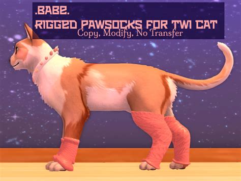 Second Life Marketplace Babe Pawsocks For Twi Wildcat Boxed