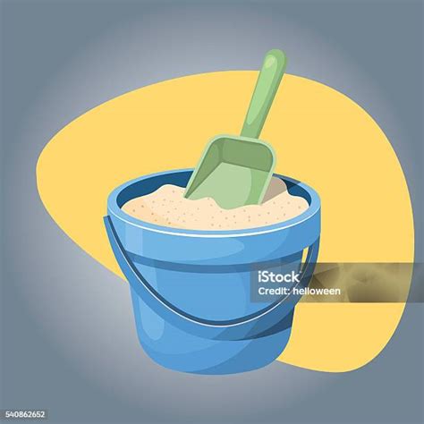 모래 버킷 색상화 아이콘크기 경관에 대한 스톡 벡터 아트 및 기타 이미지 경관 관광 리조트 규모 Istock
