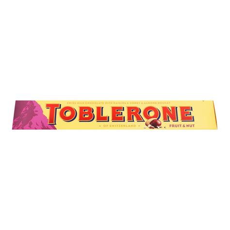 Шоколад Toblerone Молочний з родзинками та нугою 100г Toblerone