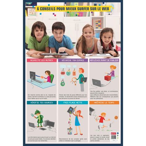 Stock Bureau BOUCHUT Poster pédagogique Web 52 x 76 cm