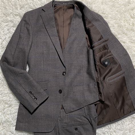 Yahooオークション 極美品 高級3ピース 【 Suit Select スーツセ