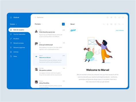 Exploration For The Redesign Of Outlook Interface And Experience Animation Tool After Effect