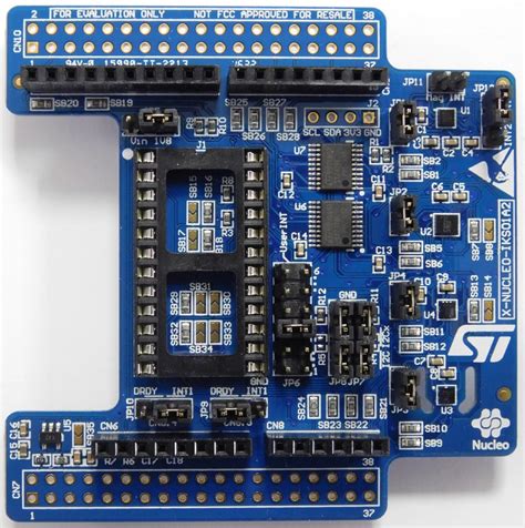 X Nucleo Iks A Motion Mems And Environmental Sensor Expansion Board
