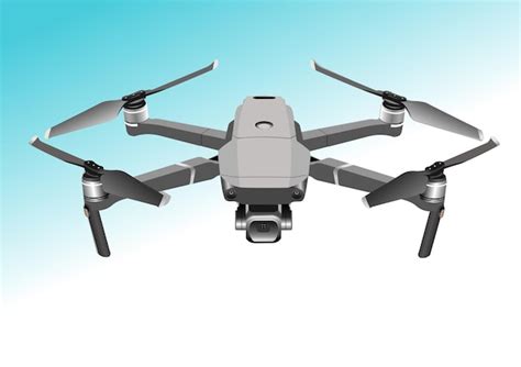 Drone Voando Com Câmera De Vídeo De Ação E Controle Remoto Vetor Premium