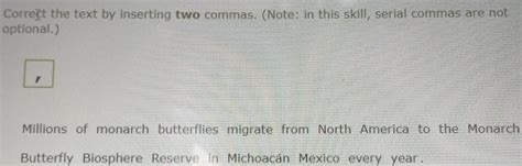 Solved Correct The Text By Inserting Two Commas Note In This Skill