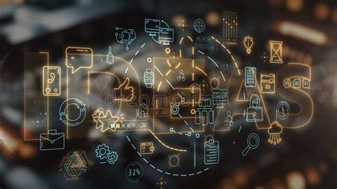 Three Dimensional Animation Of A Business Strategy Infographics Stock