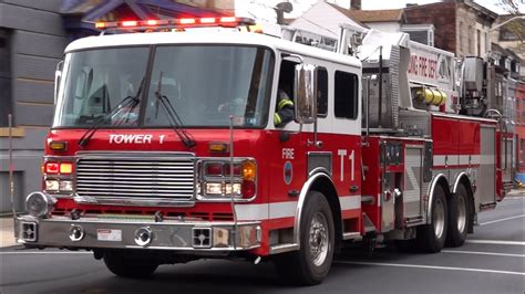 Reading Fire Department Tower 1 Responding 112621 Youtube