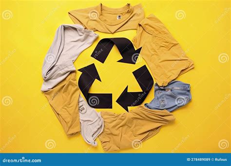 Reuse Reduce Recycle Concept Background Recycle Symbol Made From Old