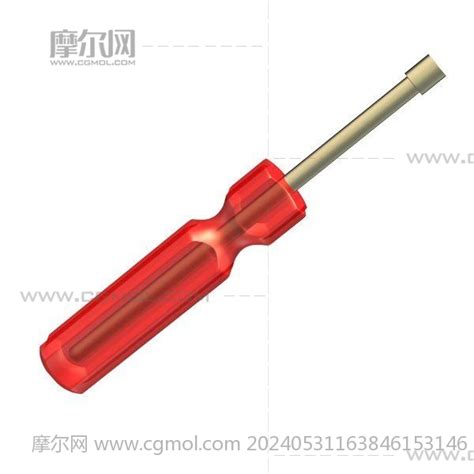 内六角头螺丝刀 陈设摆件模型下载 摩尔网CGMOL