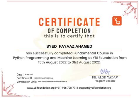 Syed Fayaaz On Linkedin Ybifoundation Ybif Internship Datascience