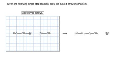 Solved Given The Following Single Step Reaction Draw The