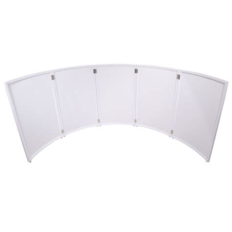 Prox Xf Luna Wh Luna Dj Facade 5 Panel White Hardware With Black White