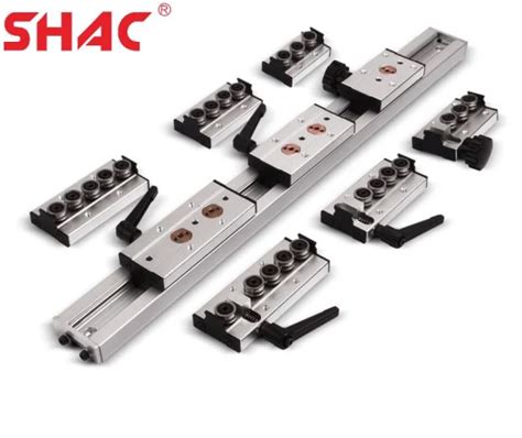Built In Double 8mm Axis Linear Guide Rail Locking 3 4 5 Wheels Tracker
