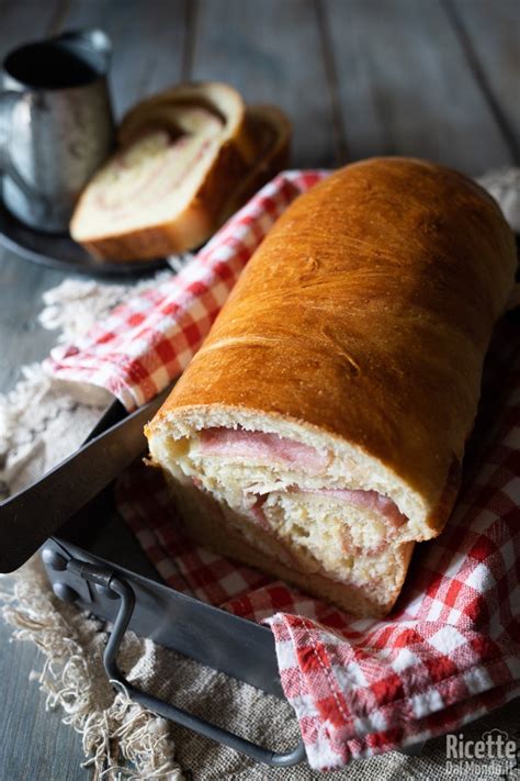 Pan Brioche Salato Farcito Con Prosciutto E Formaggio Sofficissimo