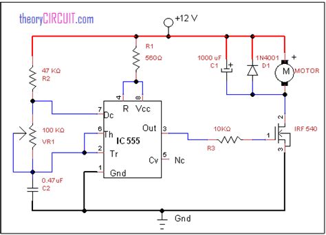 12v Dc Motor Controller Circuit Diagram Wiring Flow Schema