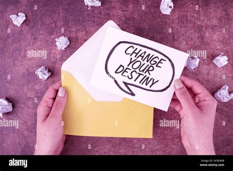 Text Caption Presenting Change Your Destiny Business Showcase Choosing