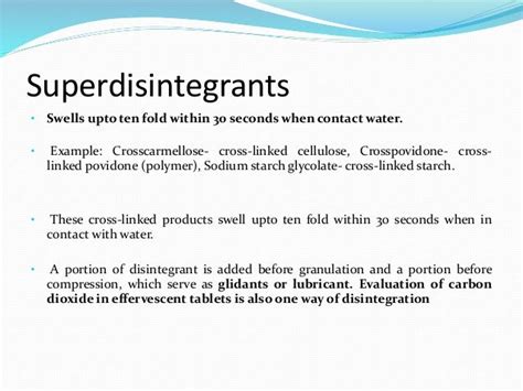 Excipients