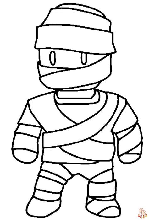 Stumble Guys coloriage Pages Les Meilleures Feuilles à Imprimer