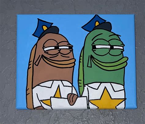 Police Side Eye Spongebob Etsy