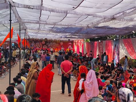 Completion Of 7 Day Bhagwat Katha A Large Number Of Devotees Received