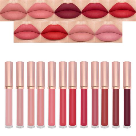 Hanzidakd Lip Glosses Clearance Lipstick Set Lip Gloss Set Liquid