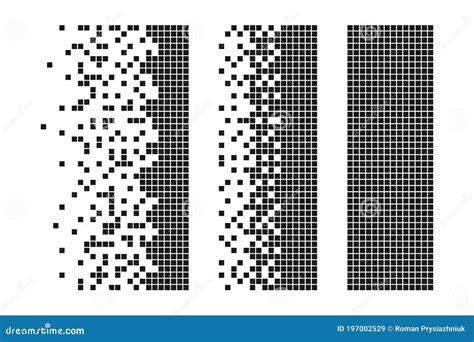 Rectangle Disintegration Into Pixels Or Effect Of Combining Many