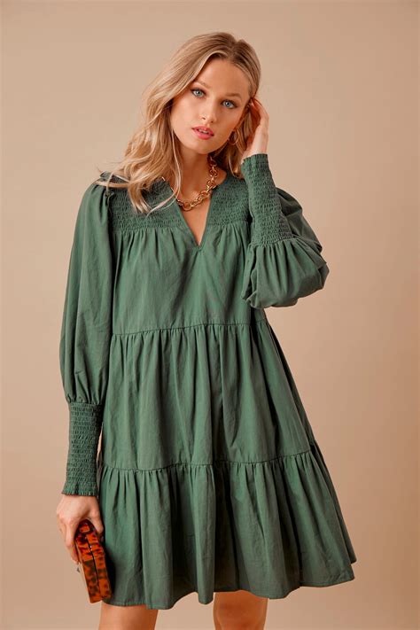 Jaguar Green Ceci Dress Pomander Place