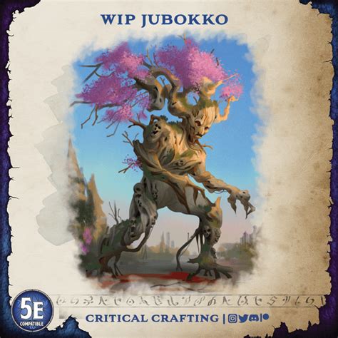 Wip Wednesday The Jubokko R Criticalcrafting
