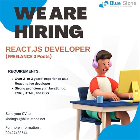 React Js Developer 3 Posts Freelance Contract Prefer Local Developer