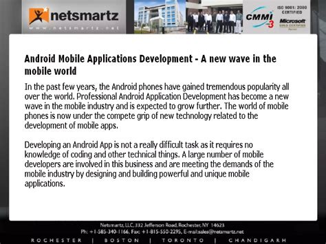 Android App Development Ppt