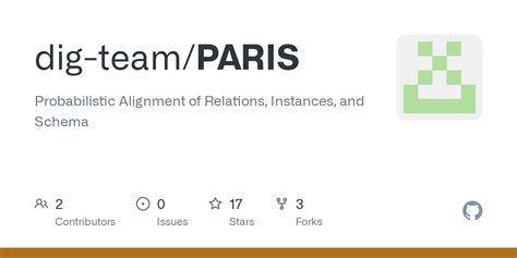 GitHub Dig Team PARIS Probabilistic Alignment Of Relations
