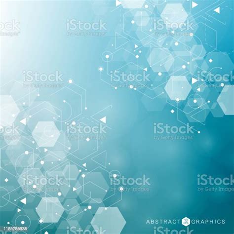 六角形の抽象的背景ビッグデータの可視化グローバル ネットワーク接続医療技術科学の背景ベクターの図 らせんのベクターアート素材や画像を多数ご