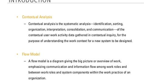 Context Analysis Template Lecture 4 Contextual Analysis Williamson