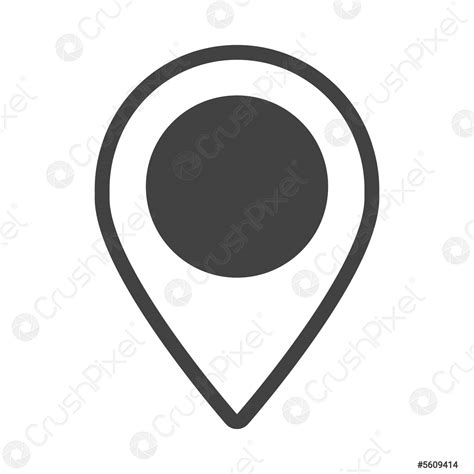 Map Logo Location Vector Stock Vector 5609414 Crushpixel